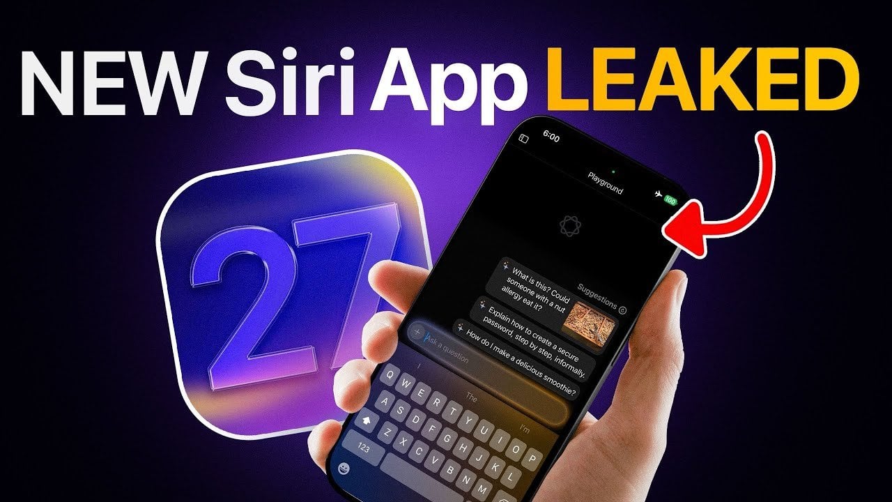 iOS 27 Siri Update: Why Apple is Launching a Standalone Siri App ...